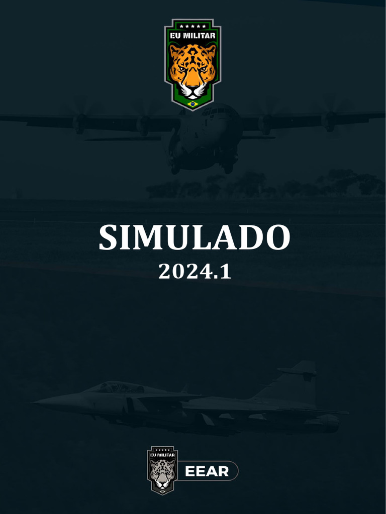 Eu Militar - EEAR - Simulado 2024.1 | PDF