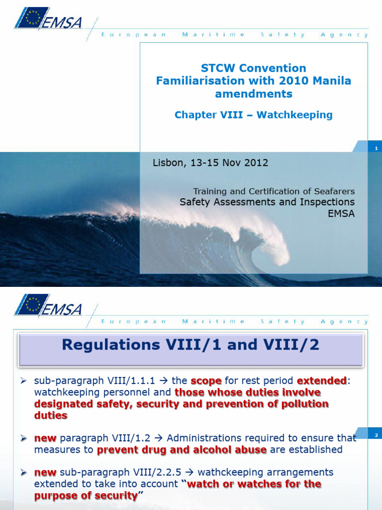 EMSA CH VIII | PDF