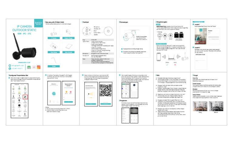 IP Camera Outdoor Static Manual Book | PDF