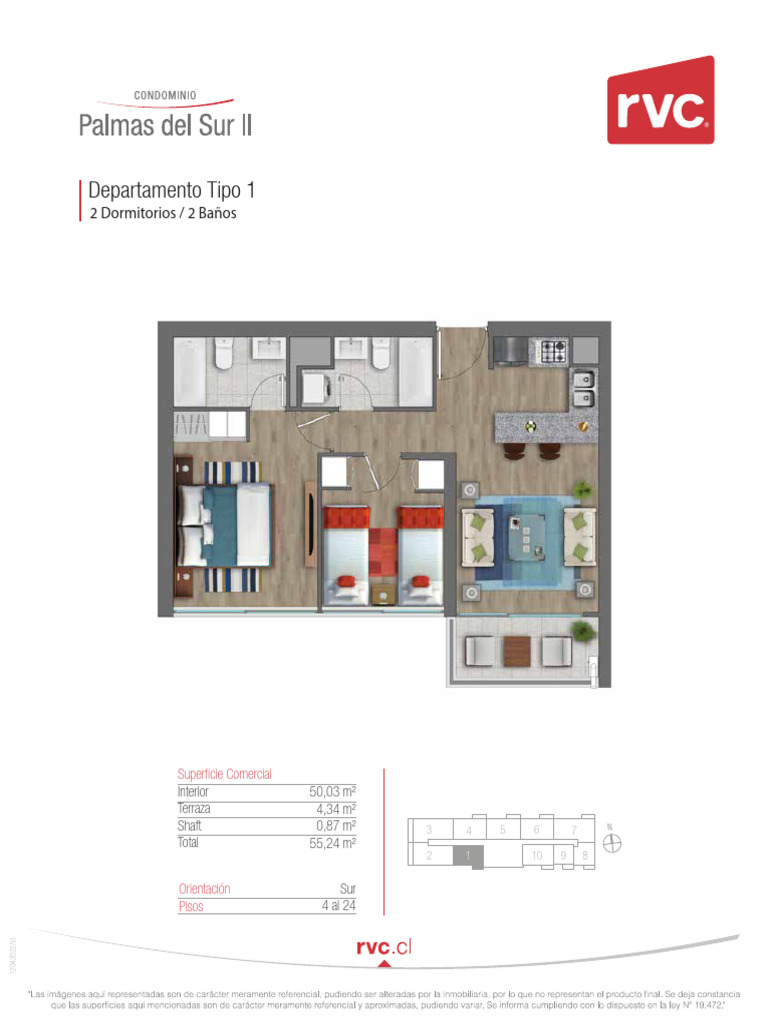 Fichas Palmas Del Sur 05 2022 1 | PDF