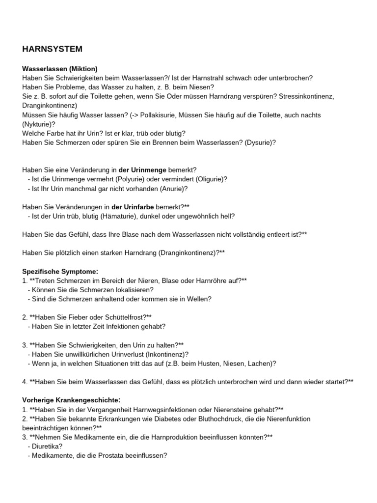 Harnsystem | PDF