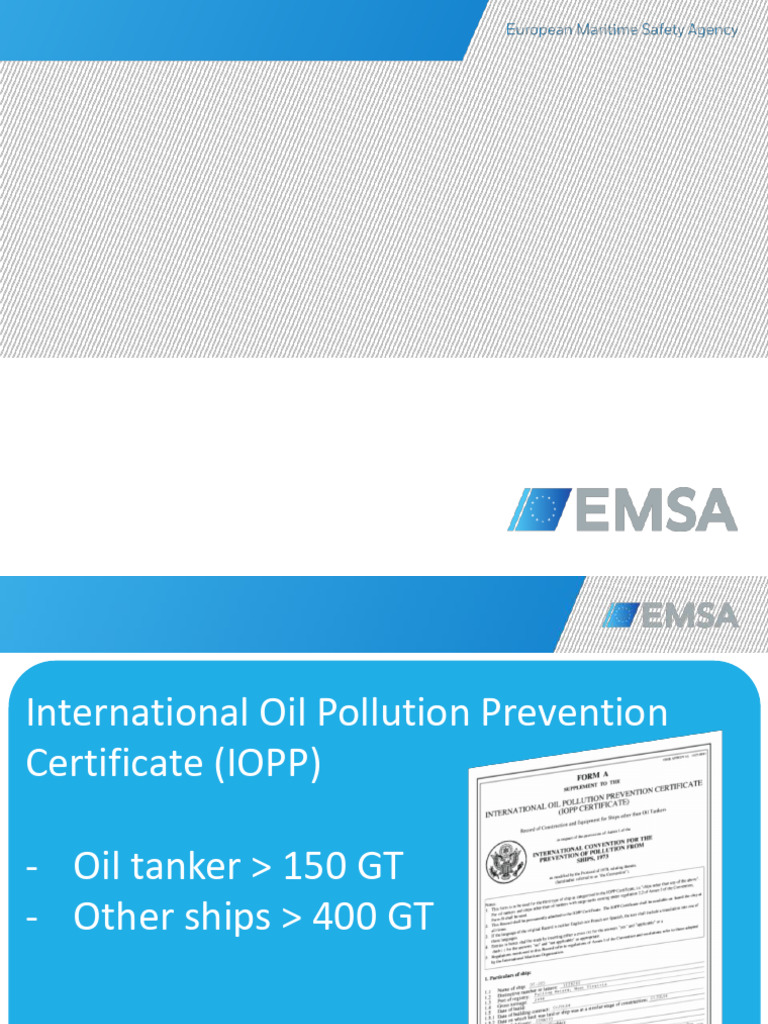 PMA - Master Office - Environmental Documentation - Marpol Annex I | PDF