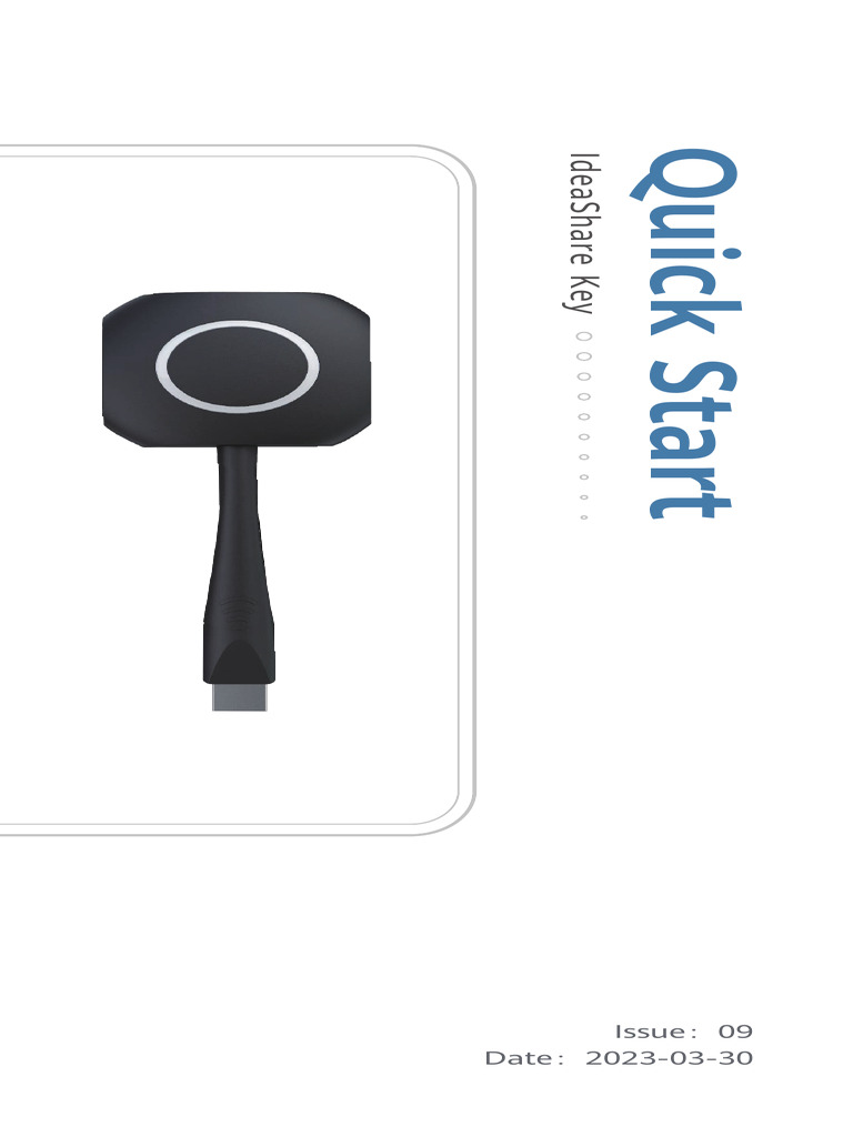 IdeaShare Key (Type-A) Quick Start | PDF
