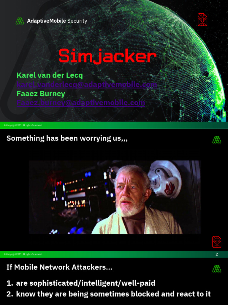 AdaptiveMobile Security ITU Sessions - SIMJACKER | PDF