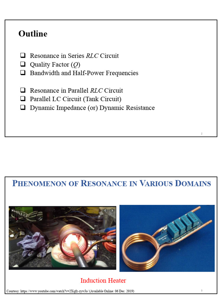 LCR Circuit Types | PDF