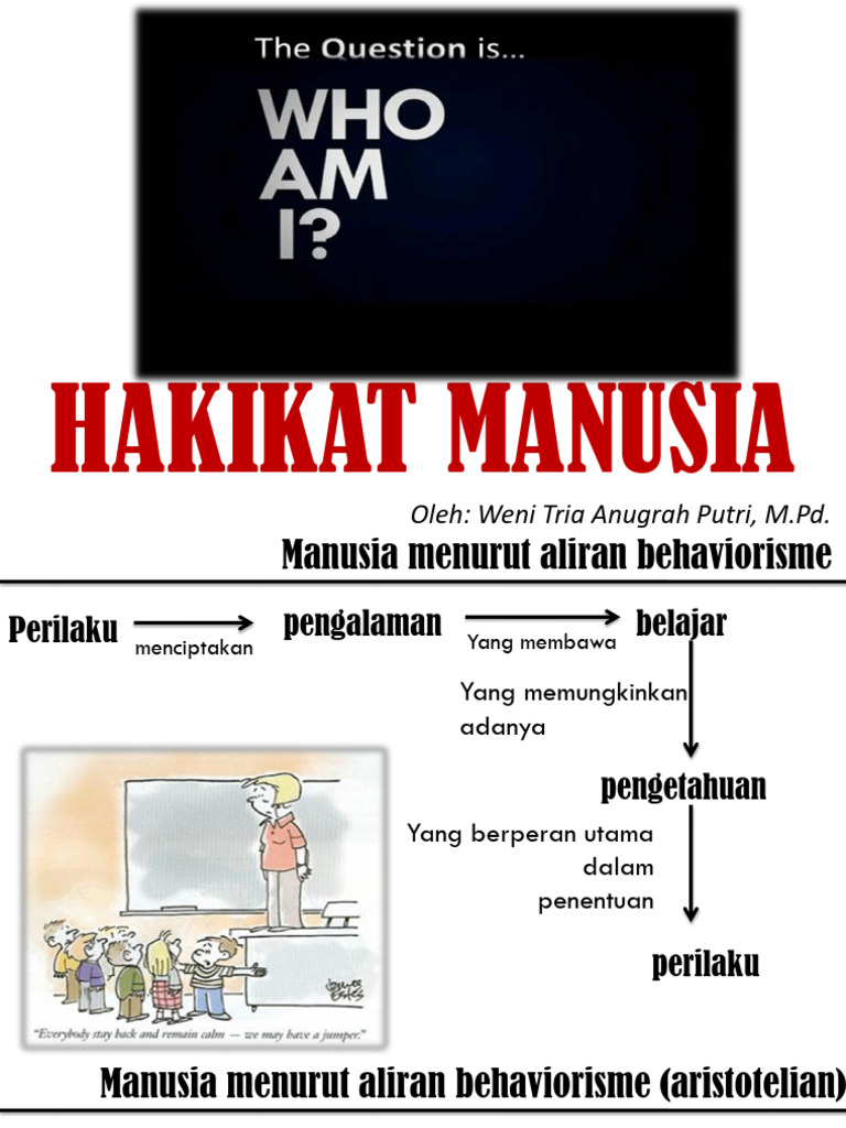 Pertemuan 3 Hakikat Manusia | PDF