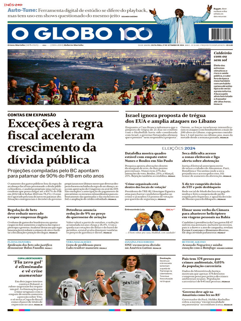 O Globo 270924 | PDF