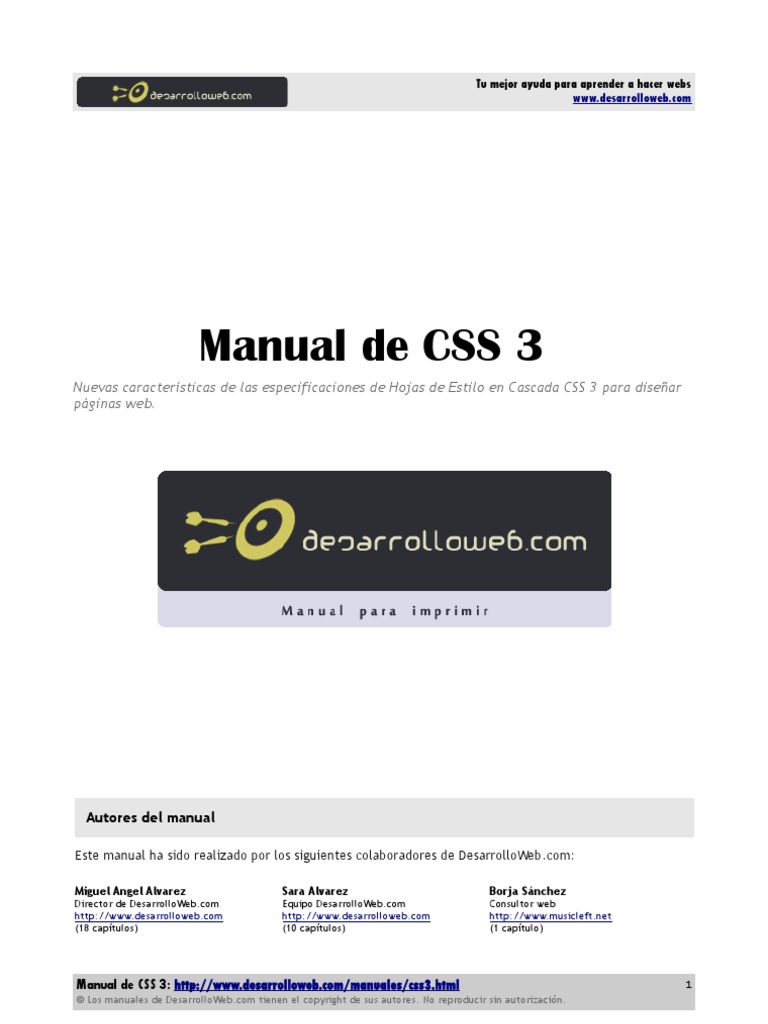 Manual css3 | PDF