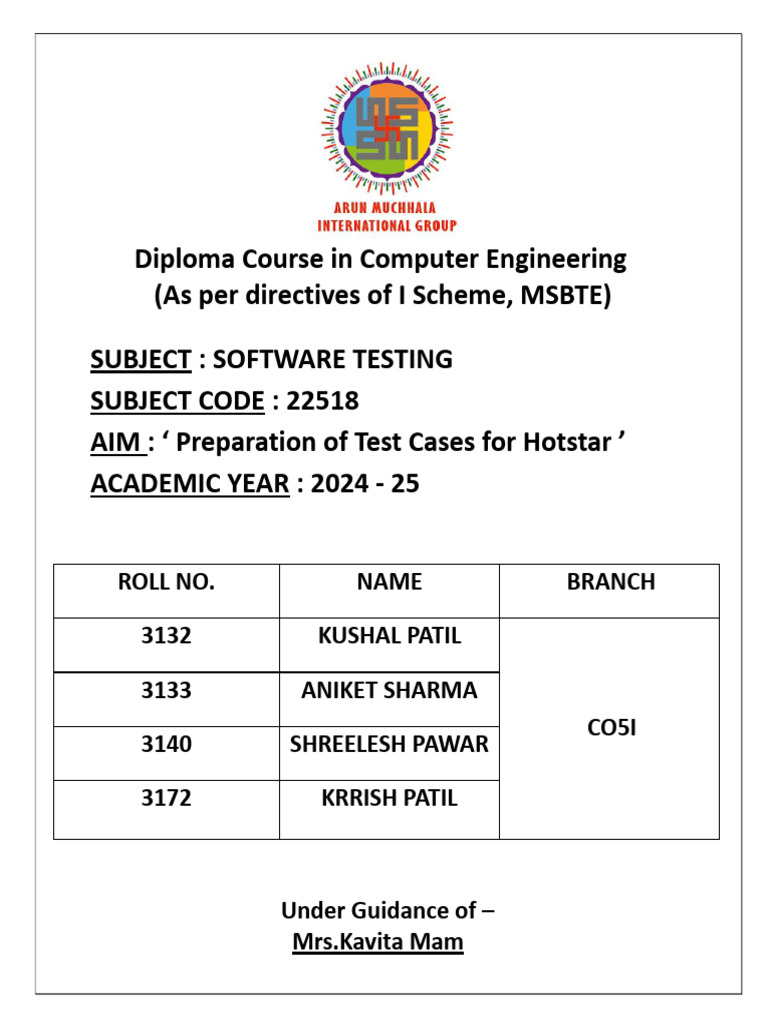 Ste Microproject Pdf Software Testing Computers 4296