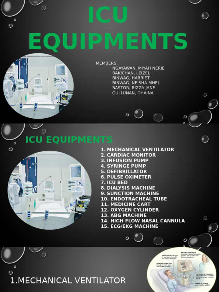 Icu Equipment Report | PDF