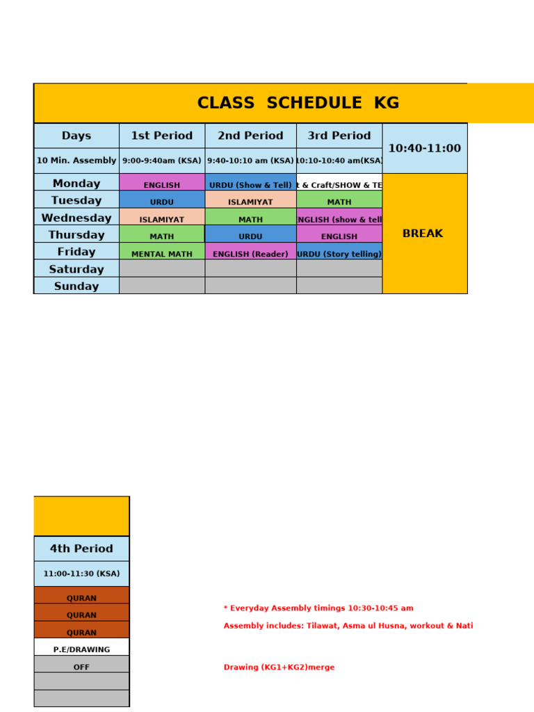 September Class Schedule Fina-1 | PDF