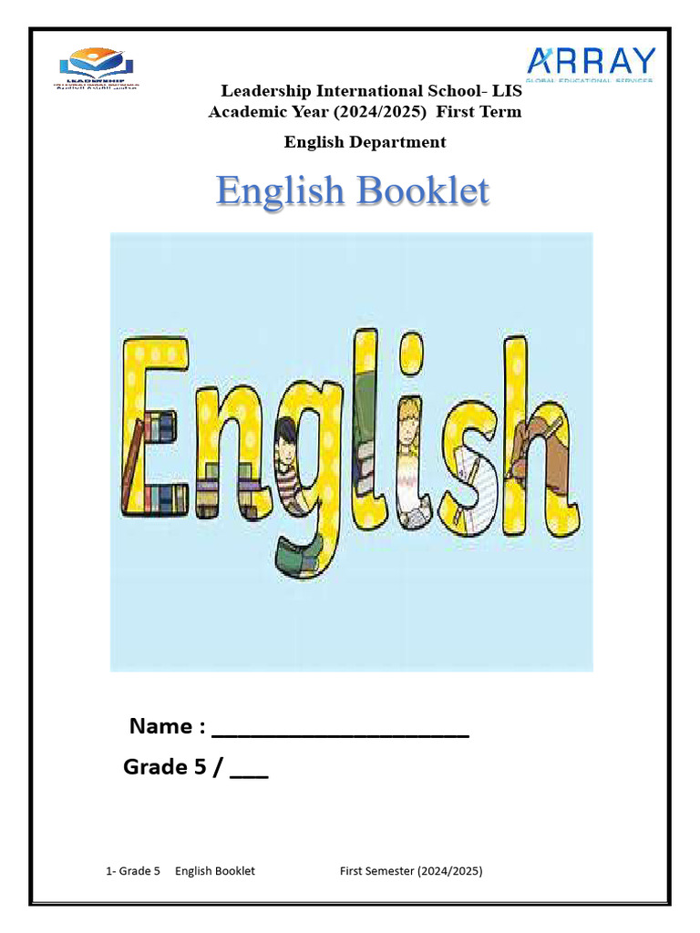 Booklet - 5 1 11 | PDF