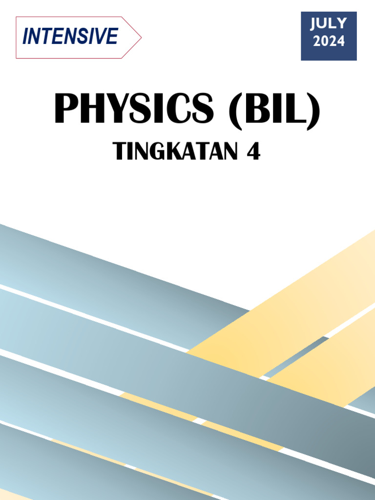 T4 PHYSICS (BIL) INTENSIVE | PDF