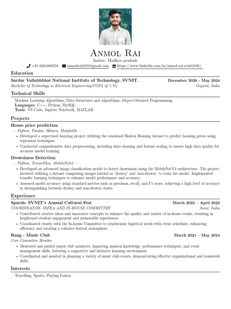 Anmol Resume | PDF