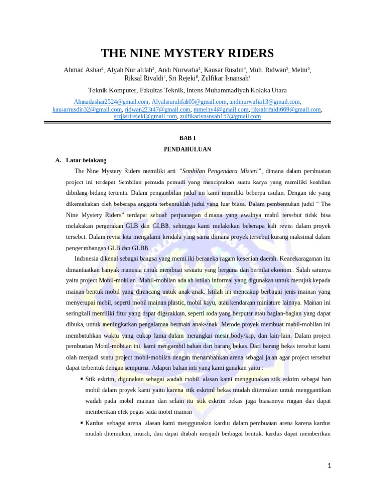 The Nine Mystery Riders | PDF