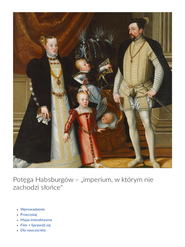 Potega Habsburgow Imperium W Ktorym Nie Zachodzi Slonce | PDF