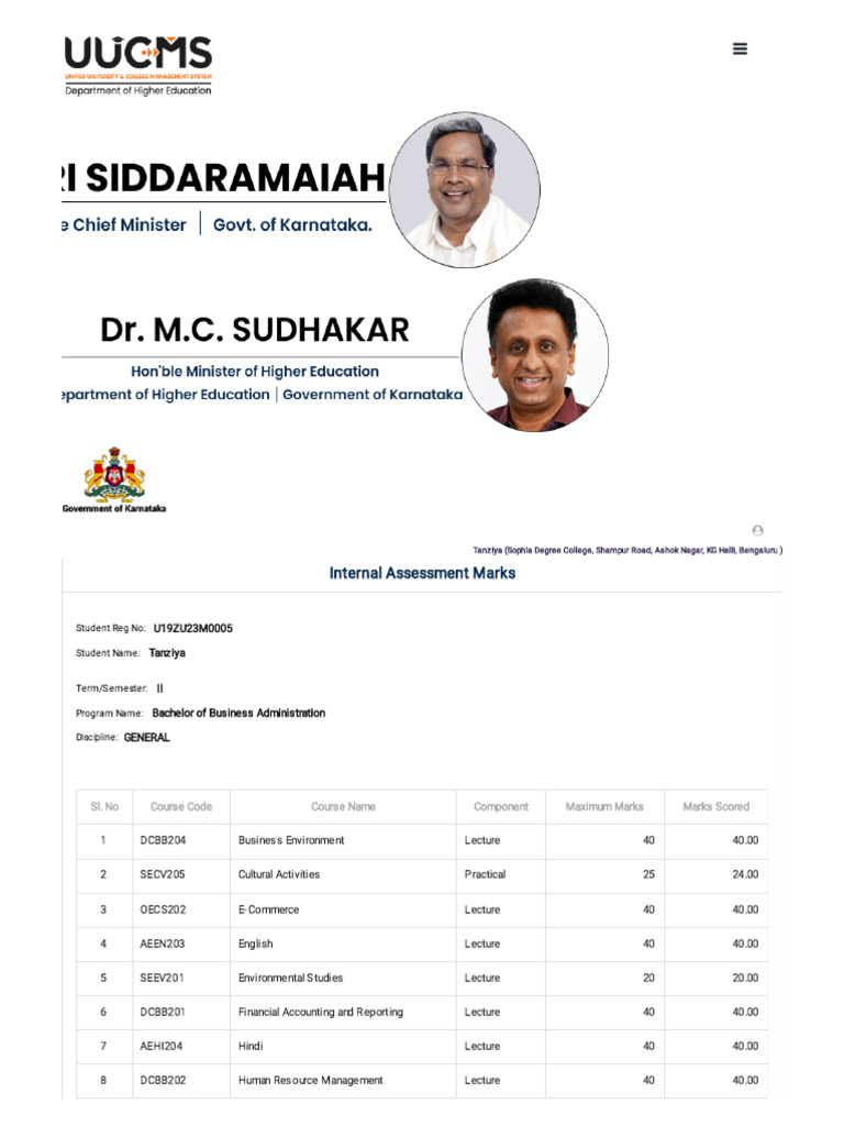 UUCMS - Unified University College Management System | PDF