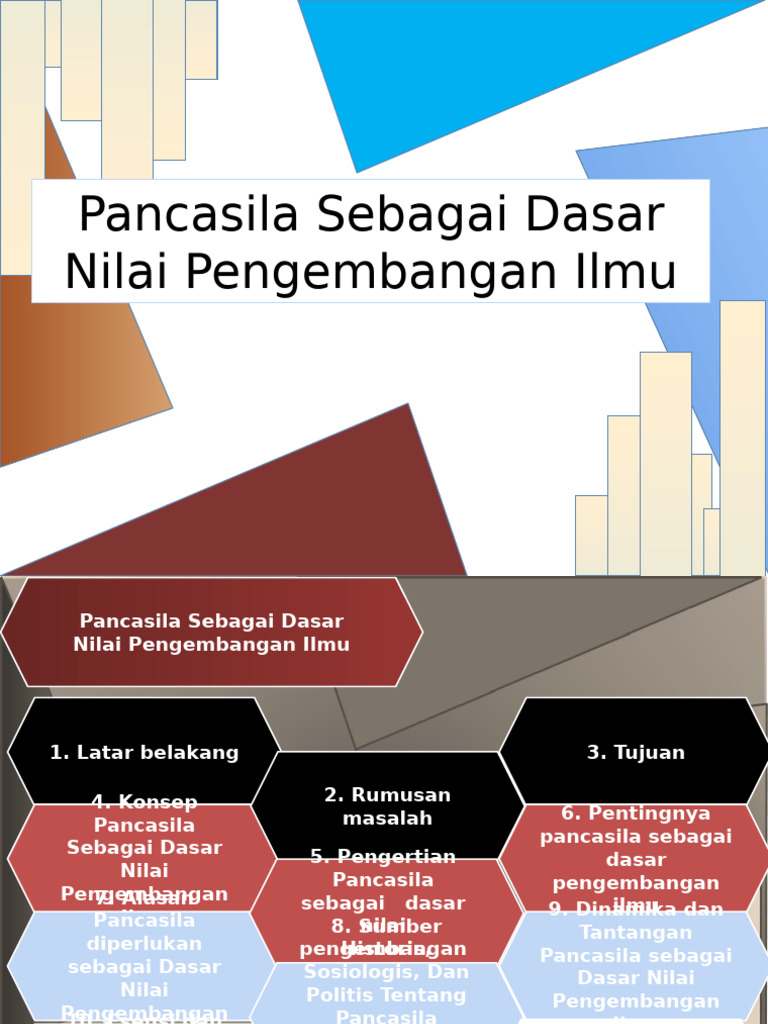 Pancasila Sebagai Dasar Nilai Pengembang Ok | PDF