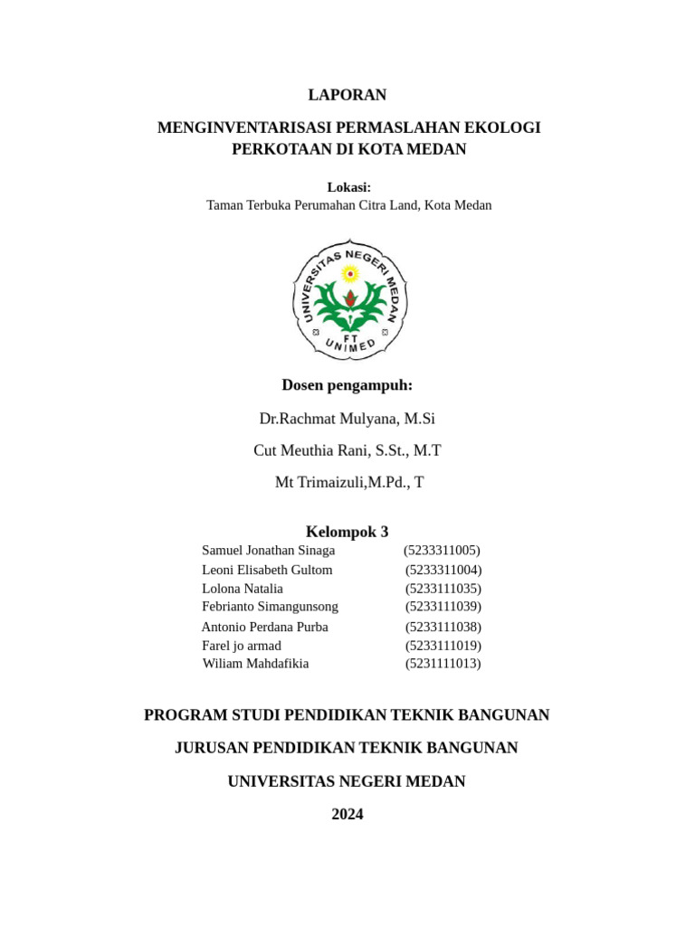 Mini Reset (Kelompok 4) Perancangan Ligkungan | PDF