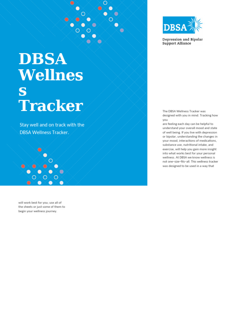 DBSA WellnessTracker 07.20.20 FLT | PDF
