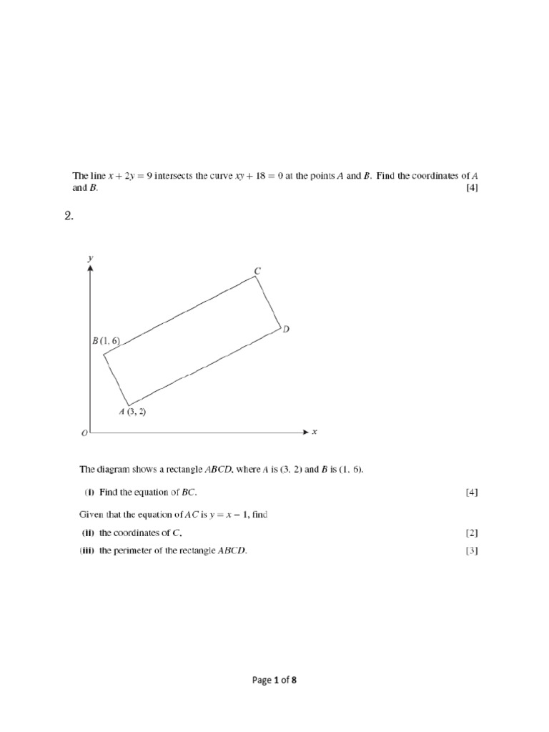 Coordinate Geometry-3 | PDF