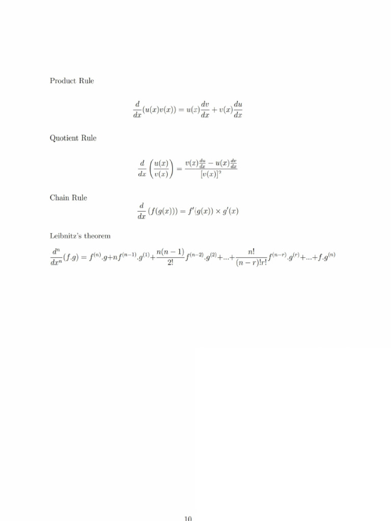 Derivatives 1 Pdf