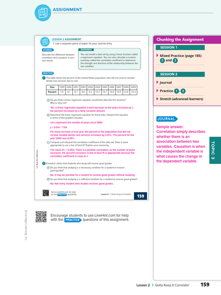 Algebra Lesson 2 Homework Key | PDF | Statistical Analysis | Teaching Mathematics