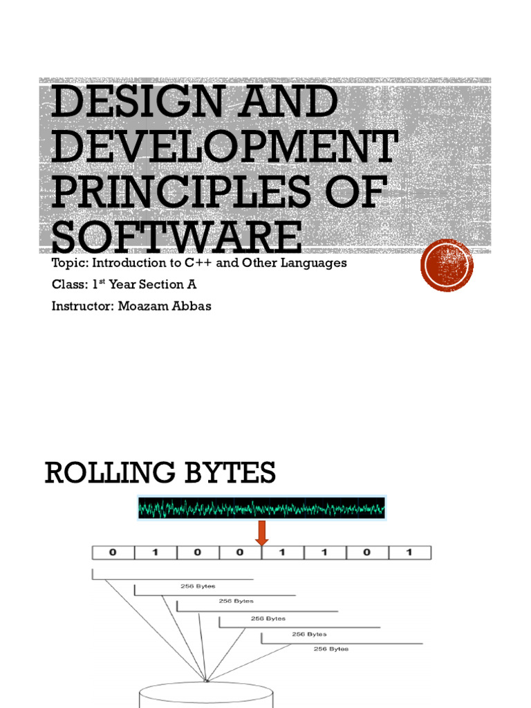 Design and Development Principles of Software | PDF