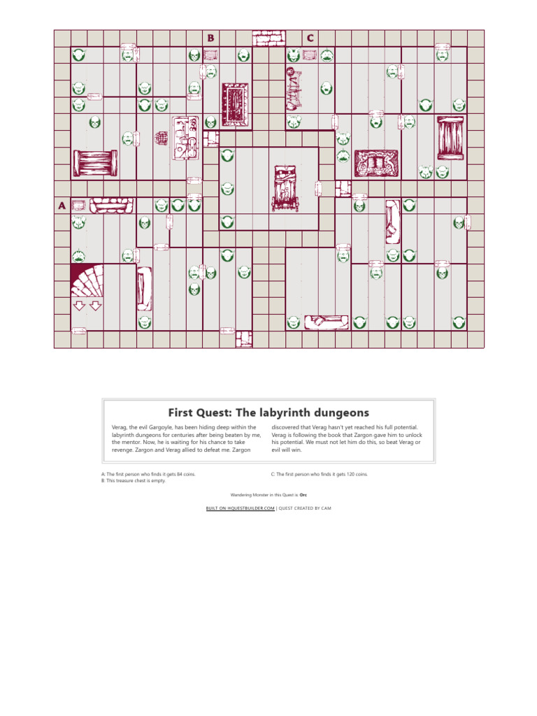 1-The Labyrinth Dungeons | PDF