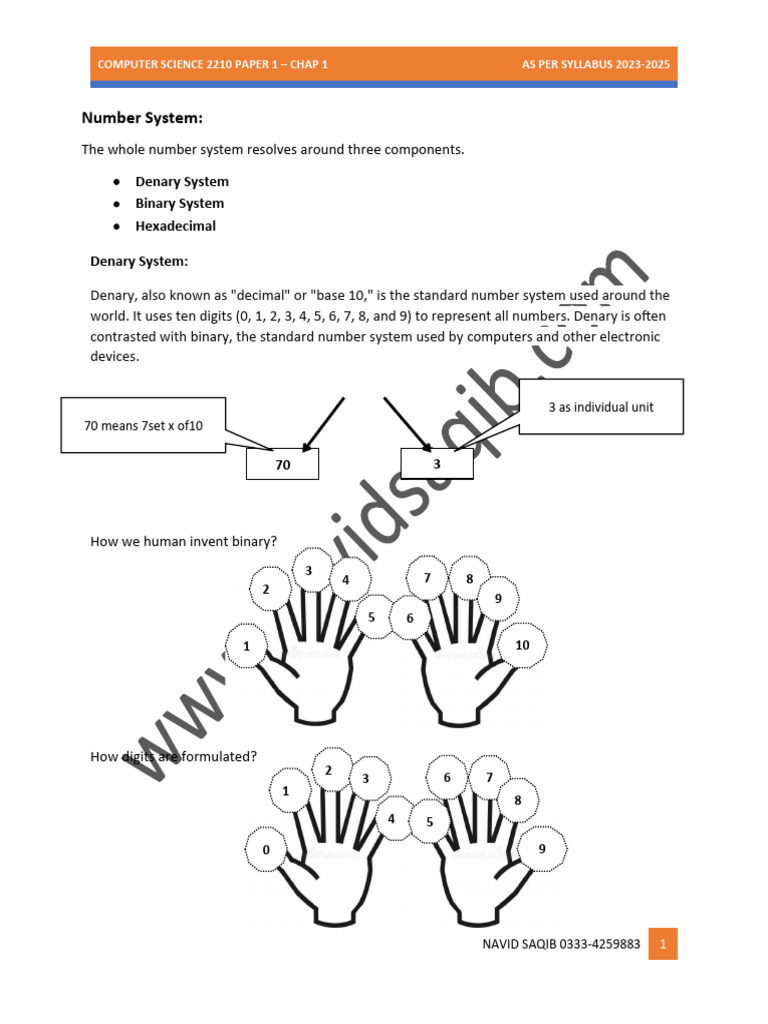 Chapter 1 Number System | PDF