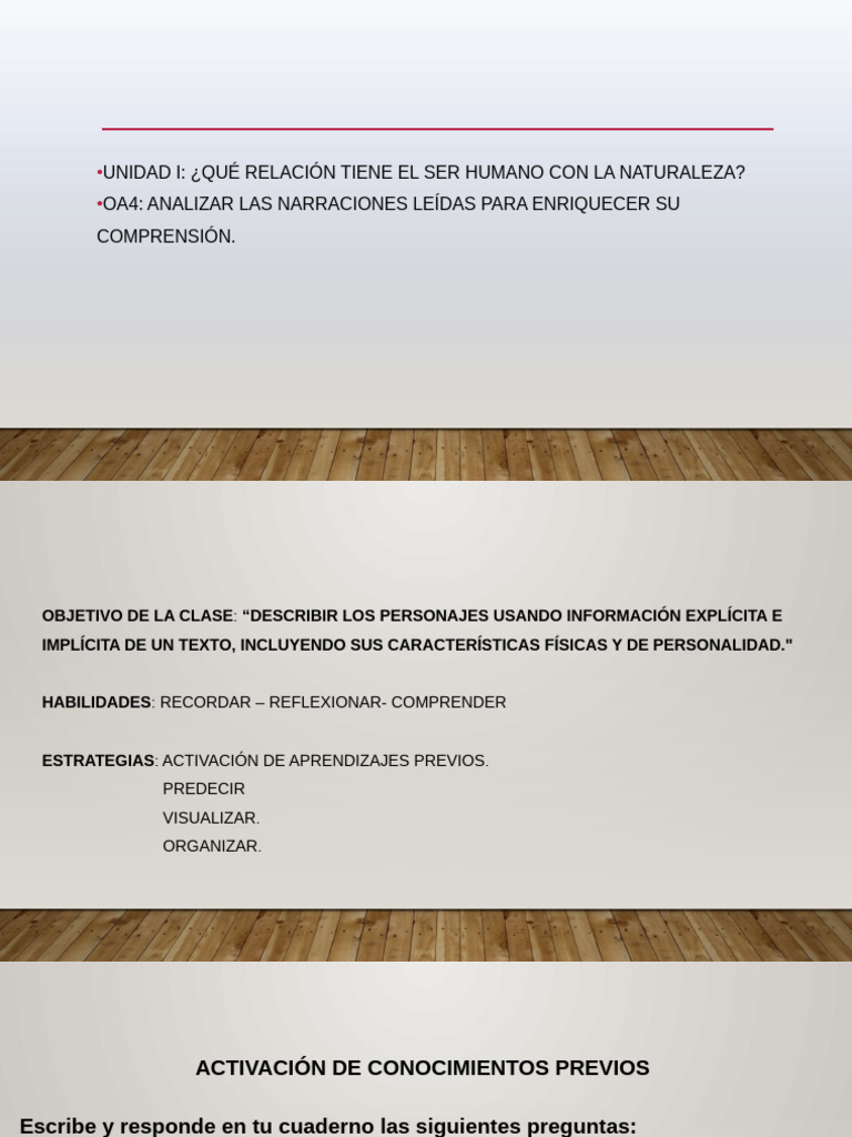 CLASE 3-6° (Unidad 1) PAC | PDF