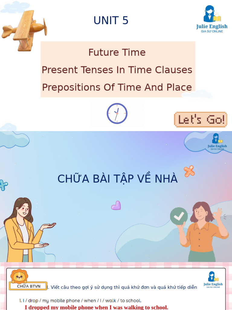 B2U5 Grammar Future Time JE | PDF