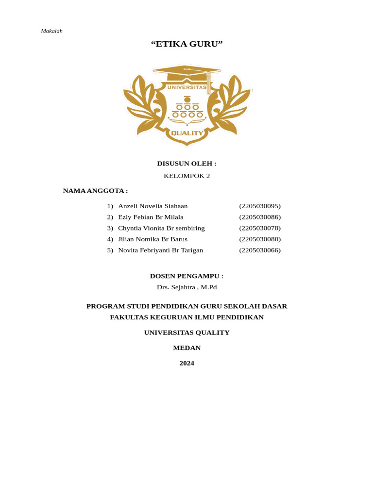 Etika Guru | PDF