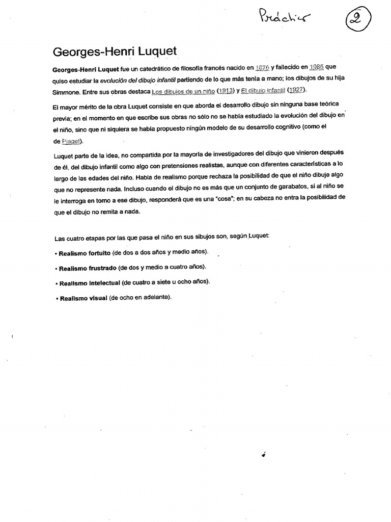 Dibujo. Henri Luquet | PDF | Dibujo