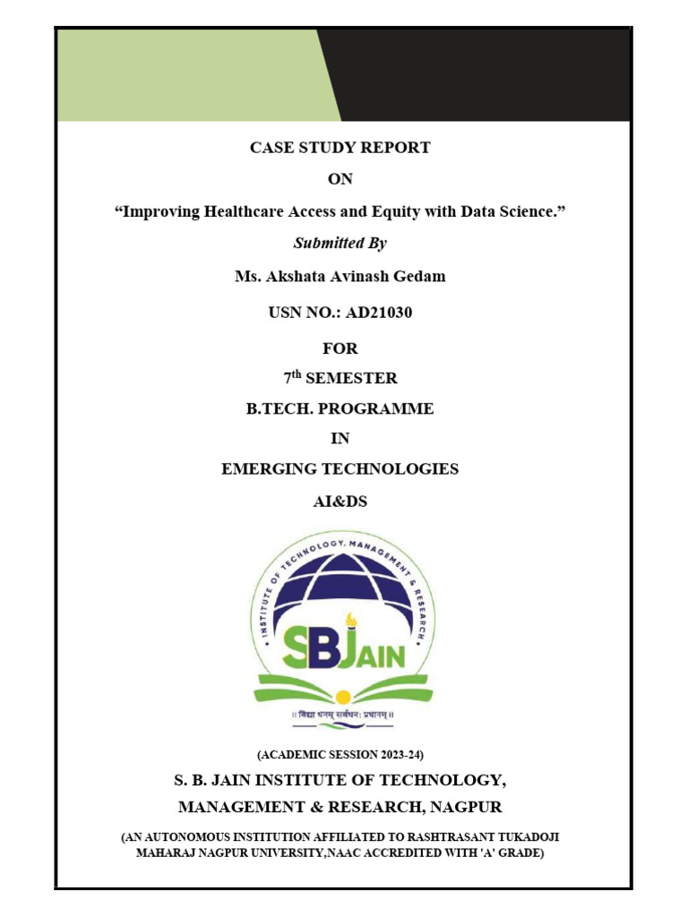 DSH Case Study Akshata | PDF