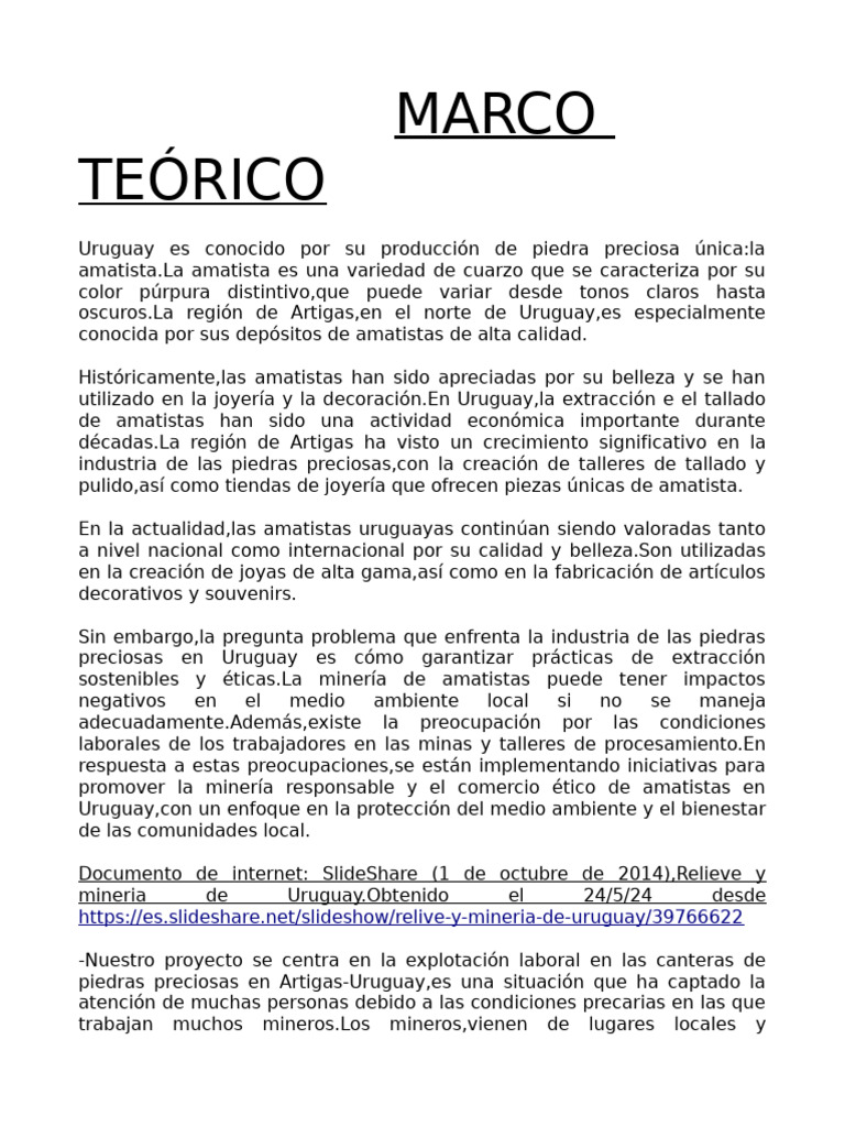 Marco Teorico | PDF