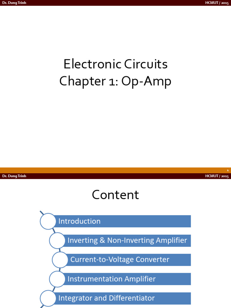 Chapter 1-OPAMP 2024 | PDF
