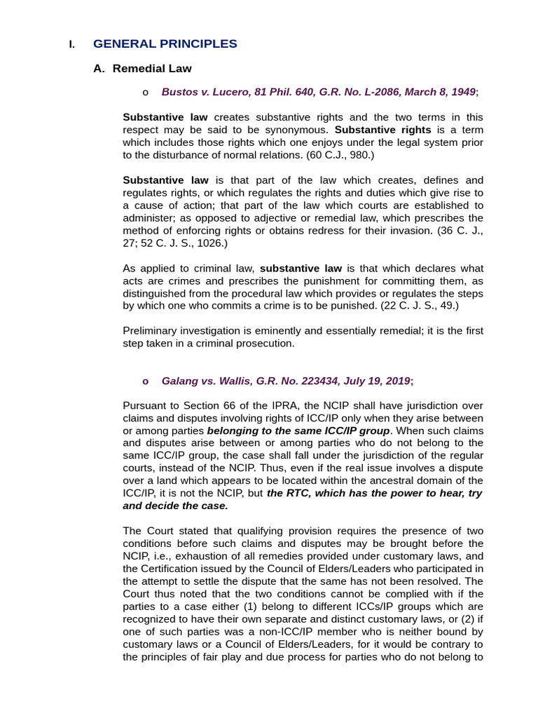 General Principles | PDF