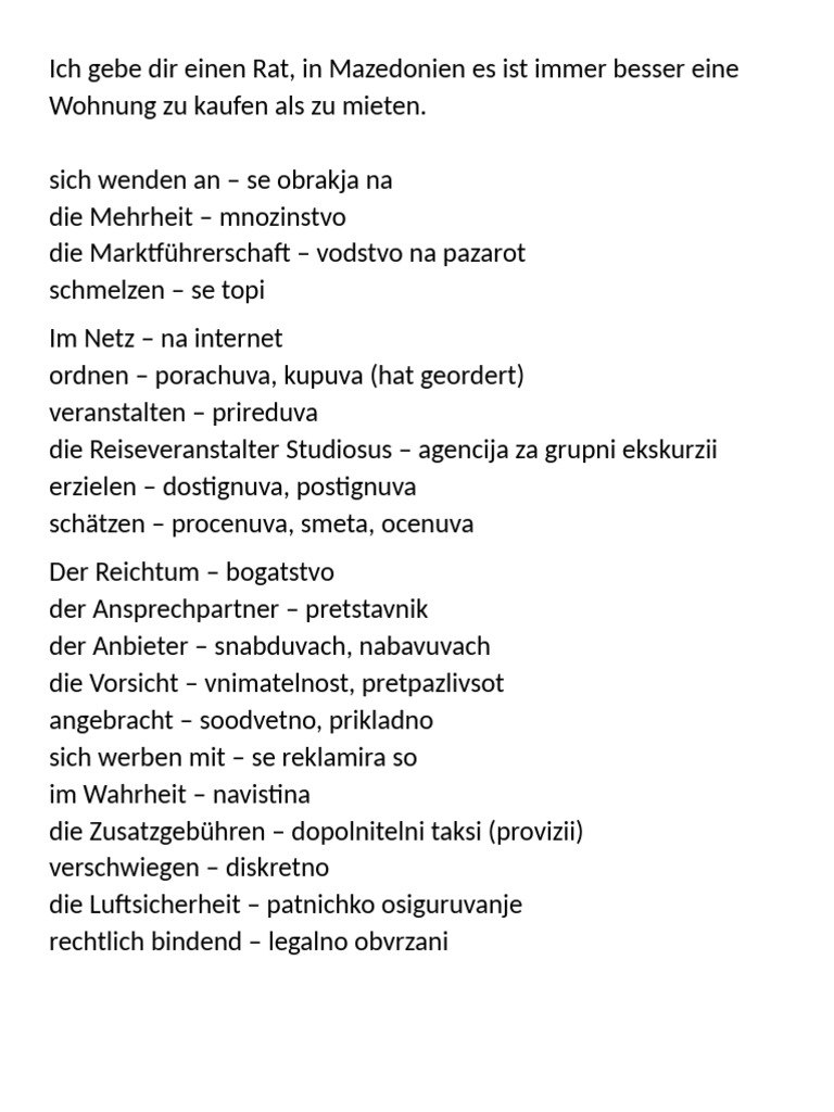 Germanski Jazik Predavanje | PDF