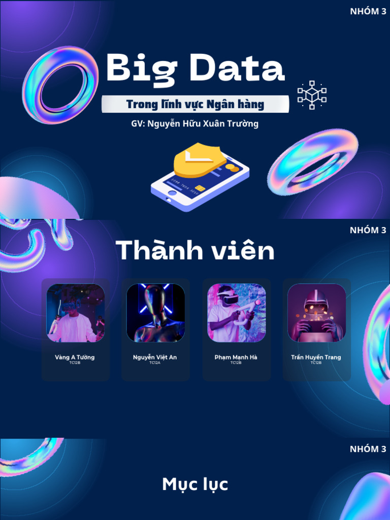 NG D NG C A Bigdata Trong Lĩnh V C Ngân Hàng | PDF