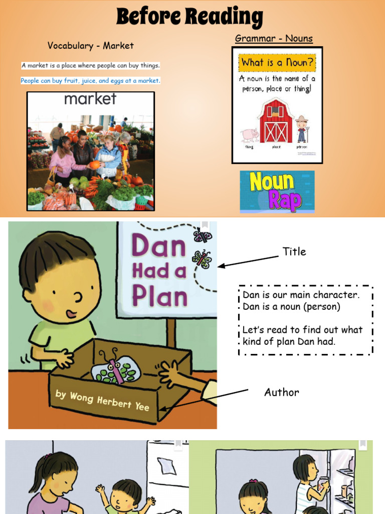Dan's Plan: A Market Adventure | PDF