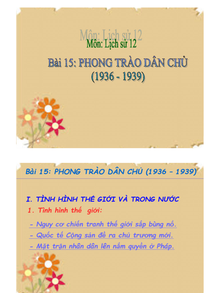 (123doc) - Bai-Giang-Phong-Trao-Dan-Chu-1936-1939-Lich-Su-12 | PDF