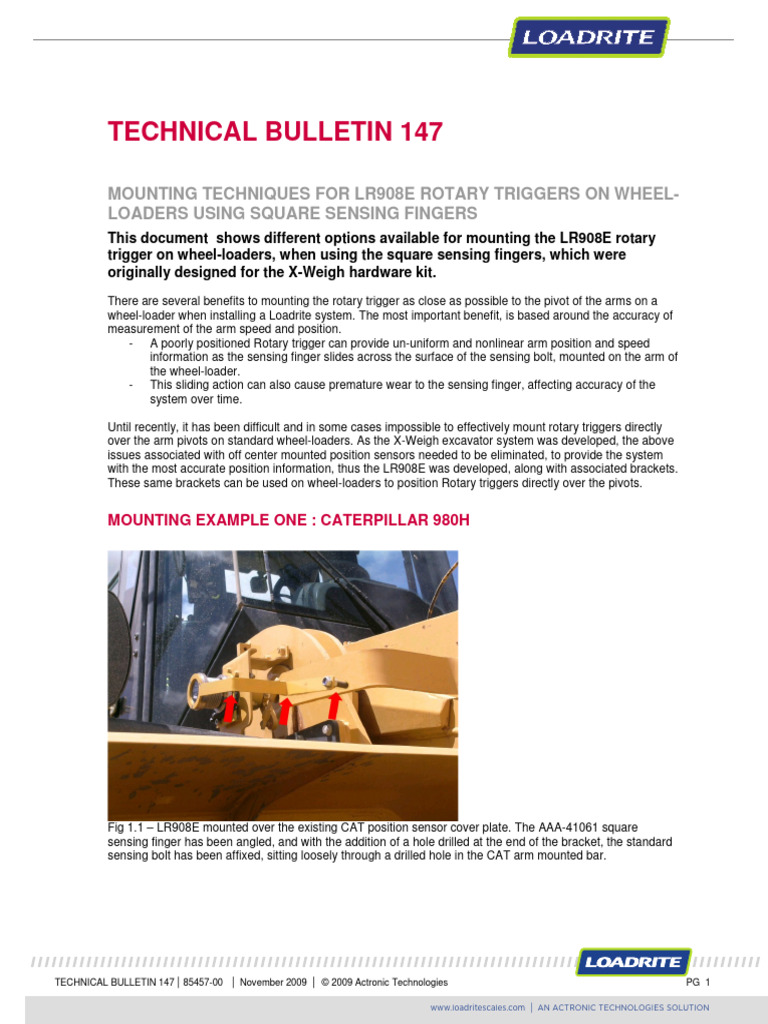 85457-00 TBL | PDF | Loader (Equipment) | Technology & Engineering