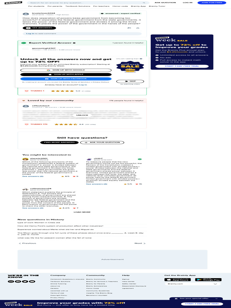 How Does Separation of Powers Keep Government From Becoming Too ...