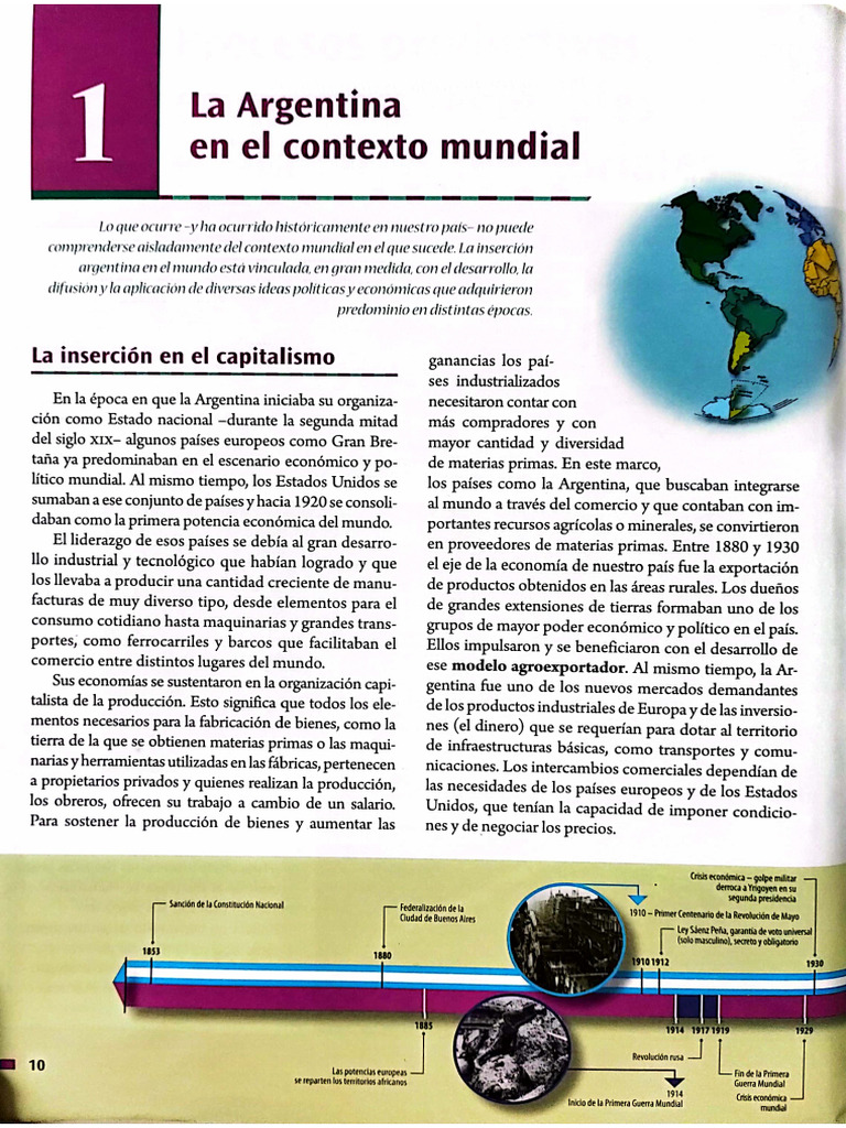 Argentina Contexto Mundial | PDF