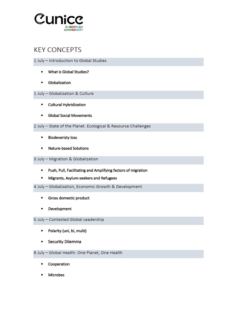 Key Concepts | PDF