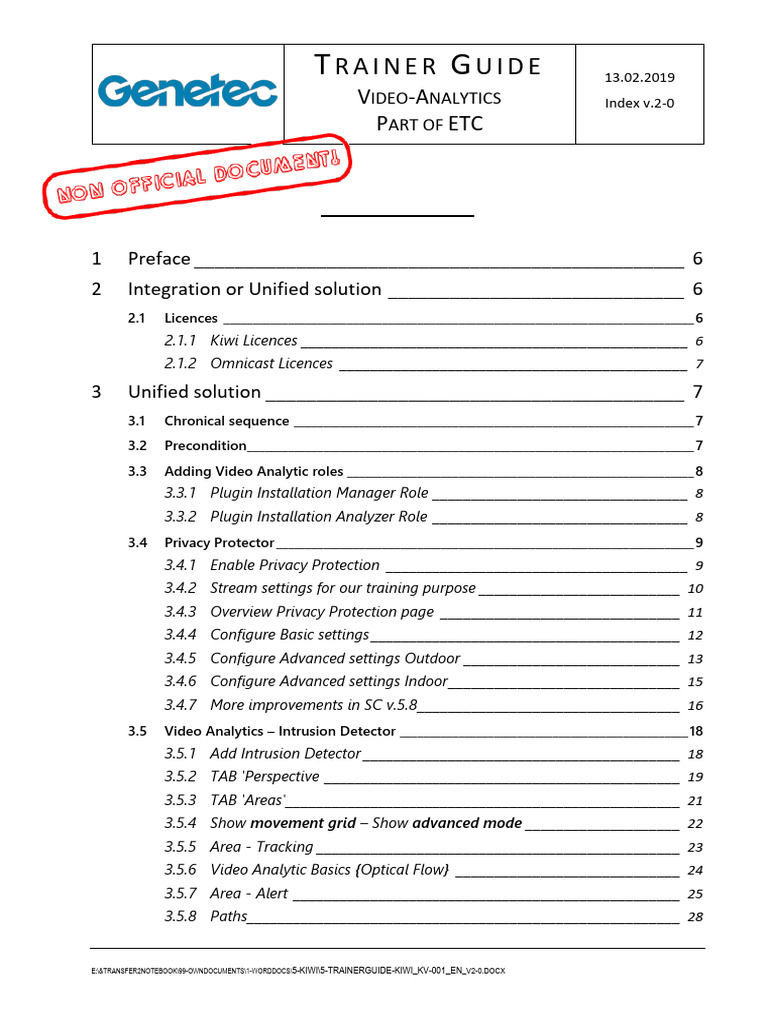 5 TrainerGuide KIWI - KV 001 - en - v2 0 | PDF
