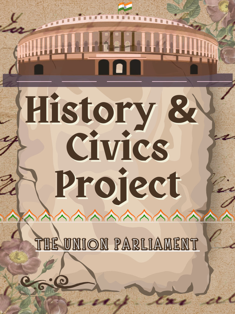 Beige and Brown Vintage History Project Cover A4 Document For Projects ...