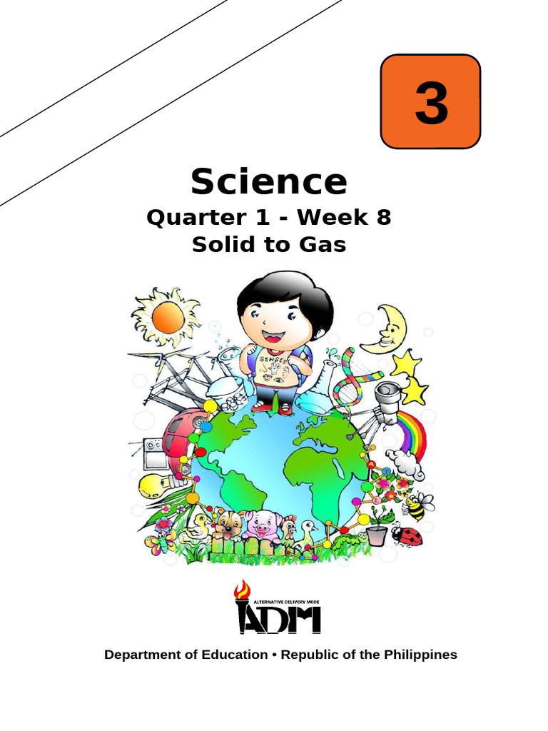 Science3 Q1 Mod8 SolidToGas - Version3 | PDF