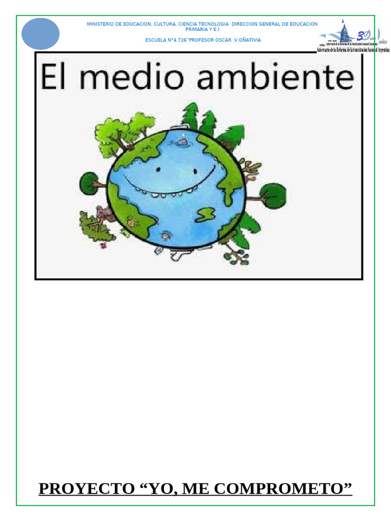 Yo Me Comprometo | PDF | Maestros | Entorno natural